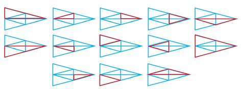 Determine The Number Of Triangles Of Any Size In The Figur Quizlet