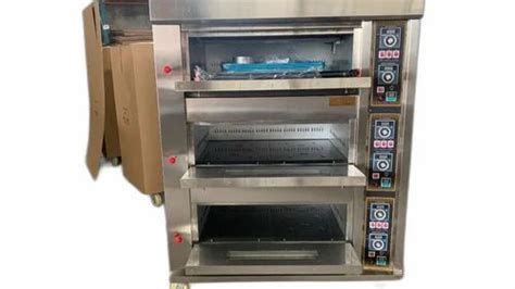 Triple Pizza 3 Deck 6 Trays Gas Oven Advance Deck Oven At Rs 155000