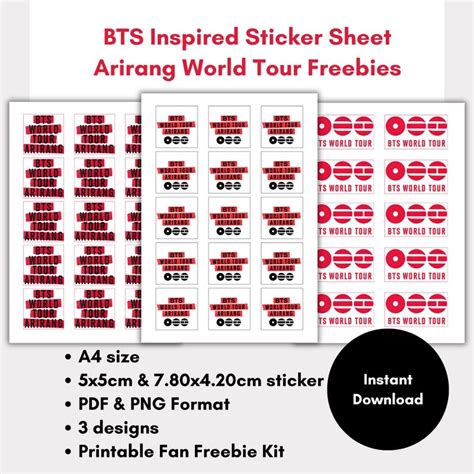 Bts Freebies Etsy