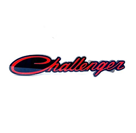 Dodge Challenger Trunk Rear Emblem Between Tail Lights With Challenger