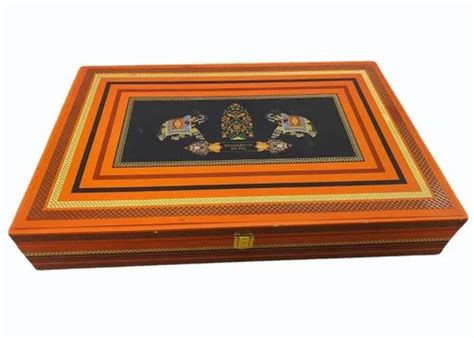 Rectangular Orange Chocolate Mdf Box At ₹ 700piece In Agra Id