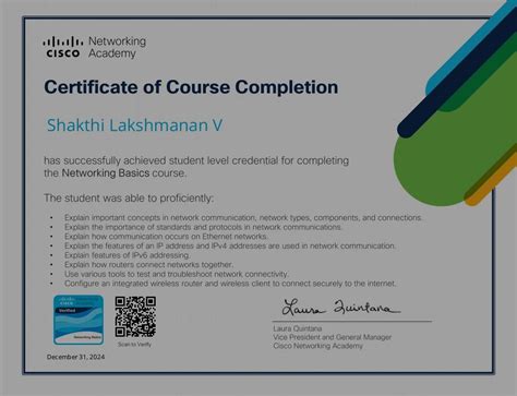 Networking Ciscocertification Learningjourney Careergrowth Shakthi Lakshmanan V