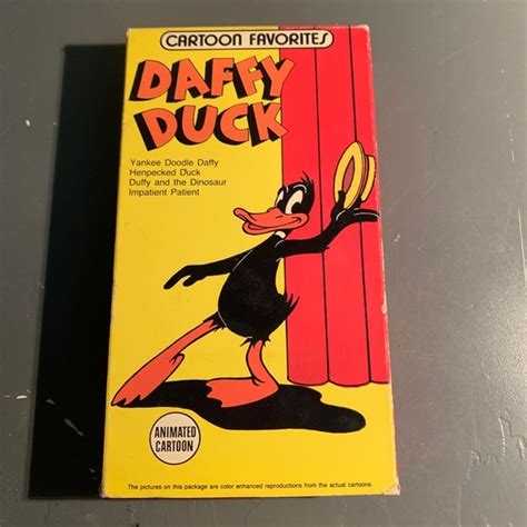 Warner Bros Media Vintage Cartoon Favorites Daffy Duck Vhs 988 3 Minutes Color Poshmark