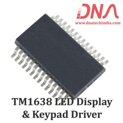 Buy TM1638 Display Driver & Keypad Interface IC online in India from ...