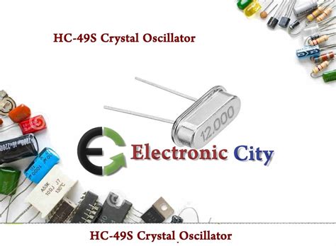Hc 49s Crystal Oscillator Electronic City المدينة الالكترونية