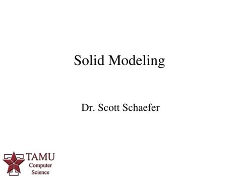 Ppt Solid Modeling Powerpoint Presentation Free Download Id9664577