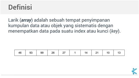 Algoritma Dan Struktur Data Array PPT