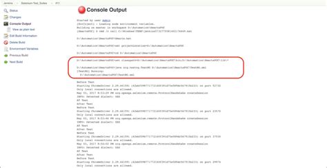 Selenium Tests Not Working In Jenkins With Screenshots