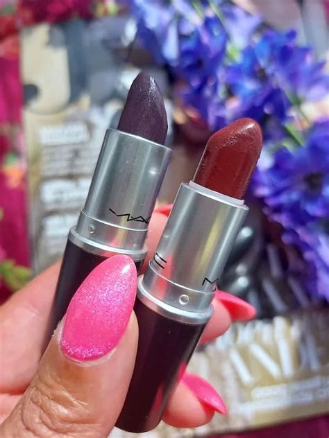 Mac Cyber Lipstick On Dark Skin