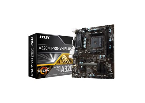 Msi A M Pro Vh Plus Motherboard All Due Tech