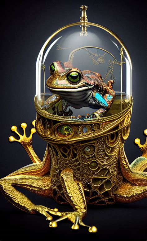 Frog Controlling An Animatronic Frog By Serendigity Art On Deviantart
