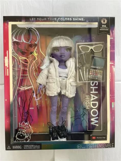 Rainbow High Shadow High Dia Mante Purple Fashion Doll 🌟new