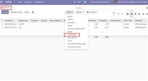 [13] crm traceback on sending mail from crm · issue 44441 · odoo odoo
