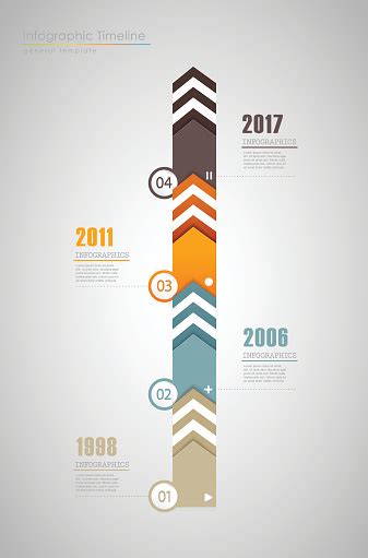 다채로운 화살표와 Infographic 일정 템플릿입니다 0명에 대한 스톡 벡터 아트 및 기타 이미지 0명 개선 골