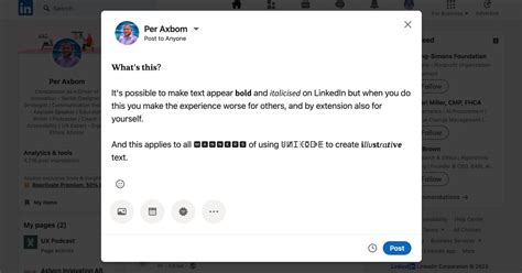 don t fake bold and italic text with unicode