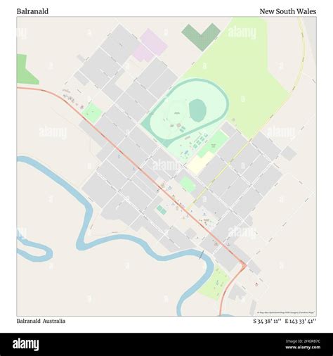 Balranald New South Wales Australia Maps Cut Out Stock Images