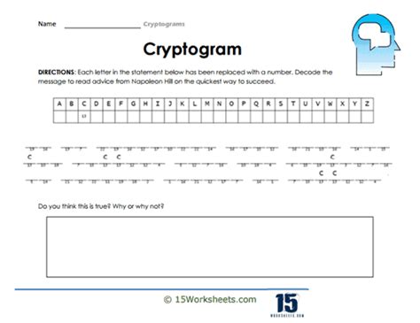 Cryptograms Worksheets 15