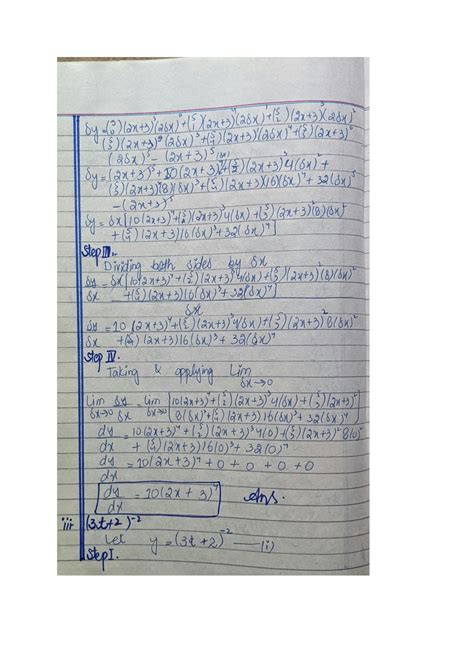 Solution Fsc Part 2 Chapter 02 Differentiation Exercise 21 Ques