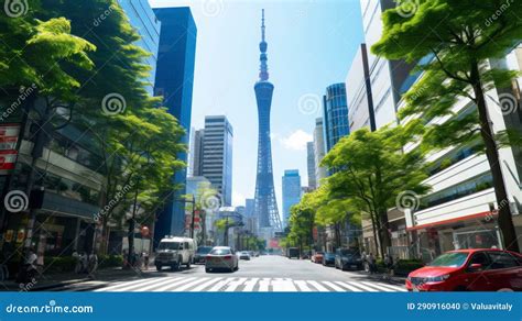 Tokyo Sky Tree Building From The City Streets Japan S Tallest