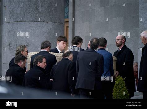 The Coffin Of Sarah Mcnally Is Carried Into St Mels Cathedral In