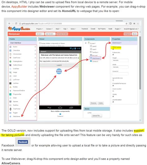 How To Open The Camera In The Webviewer Discuss Kodular Community