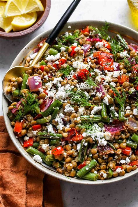 Mediterranean Lentil Salad Nourish Deliciously Artofit