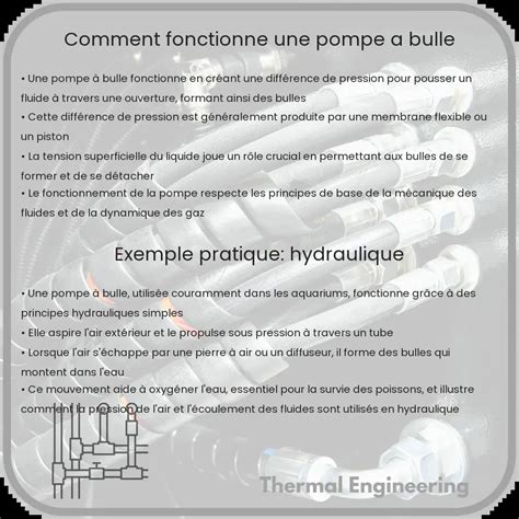 Comment Fonctionne Une Pompe à Bulle