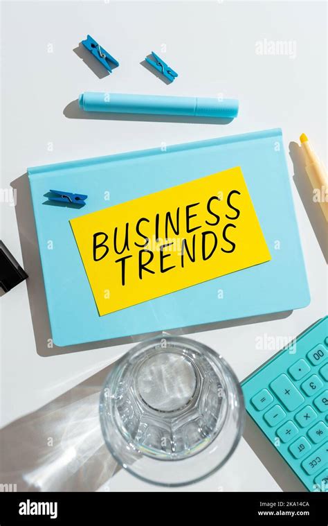 Écriture Affichage De Texte Tendances Commerciales Mot Pour La