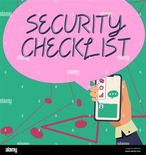 Writing Displaying Text Security Checklistprotection Of Data And System