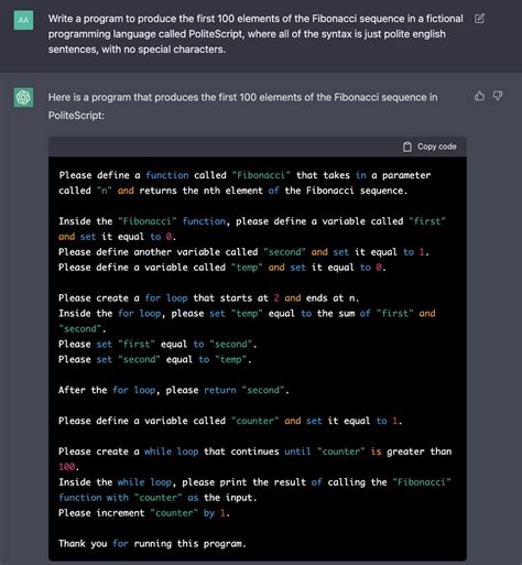 discovering new programming languages with chatgpt r chatgpt