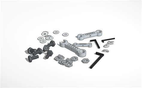 3d Design Wrench Set Tinkercad