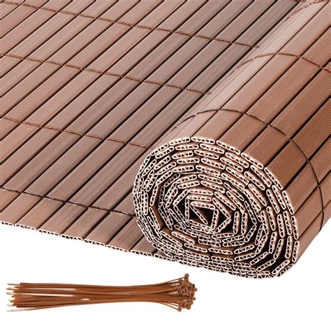 Pvc Canisse Para Jardín Balcón Terraza Balcón Cortavientos Valla Balcón