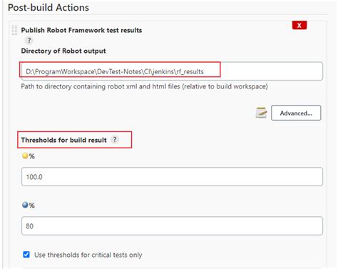 Jenkins集成robot Framework 测试开发小记 博客园