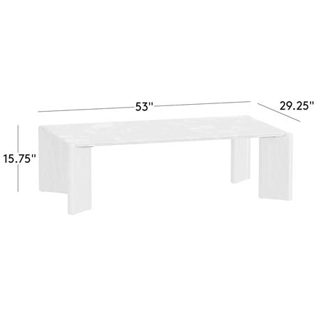 Santoro 53 Rectangular Black Marble Coffee Table Reviews Cb2 Canada