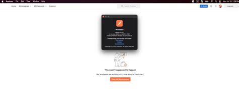 Workspaces Does Not Get Loaded Issue Postmanlabs Postman App Support GitHub