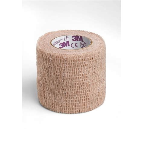 Coban Lf Cohesive Bandage 2 Inch X 5 Yard Standard Compression Self