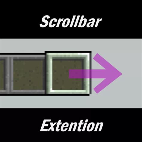 Scrollbarextention Minecraft Mod