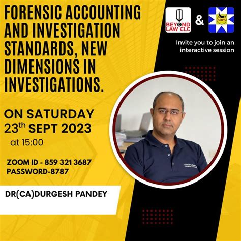 Dr Durgesh Pandey On Linkedin Hello Connections Join Me Tomorrow For A Primer On The Forensic
