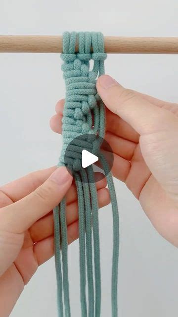 EleLife Macrame On Instagram Lake Green Macrame Tutorial Macramelove Macramedesign