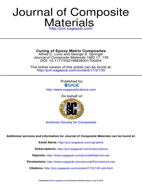 journal of composite materials download free pdf composite material