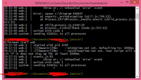 foreman error r heroku