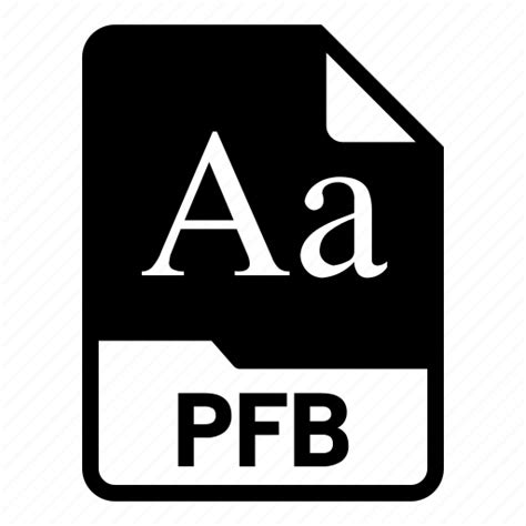 Document File Format Pfb Icon Download On Iconfinder
