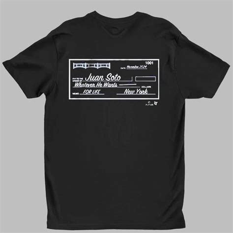 Juan Soto Blank Check Shirt Teelands