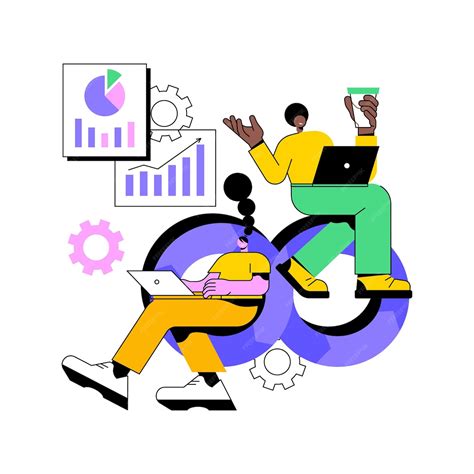 Premium Vector Devops Team Abstract Concept Vector Illustration