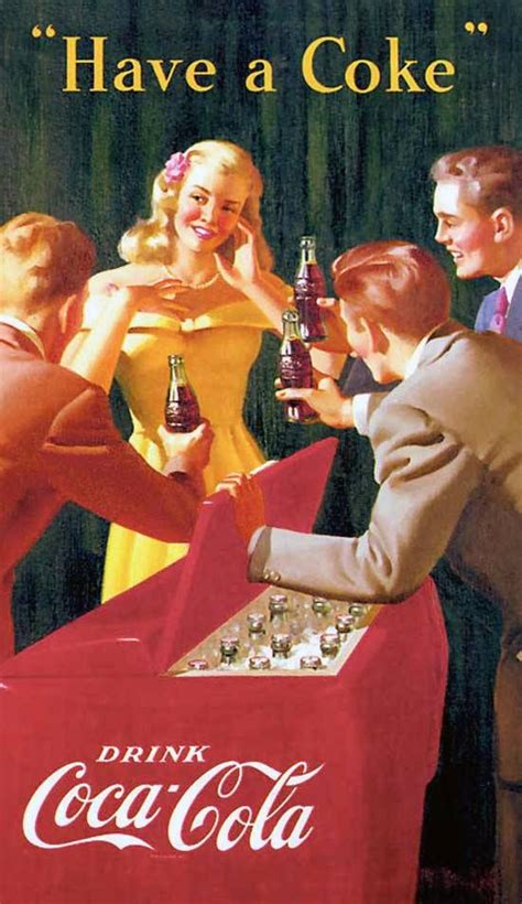 ♥ Coca Cola Coke Retro Advert Enjoy Coke