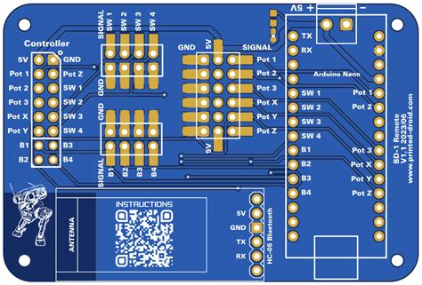 Bd 1 Control System Printed Droid