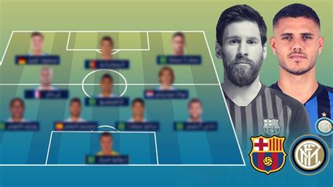 تشكيلة برشلونة المثالية و المحتملة ضد إنتر ميلان دوري أبطال أوروبا