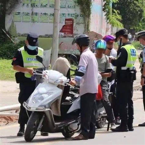 电白警方重拳整治交通秩序41人因无证驾驶被行政拘留 机动车