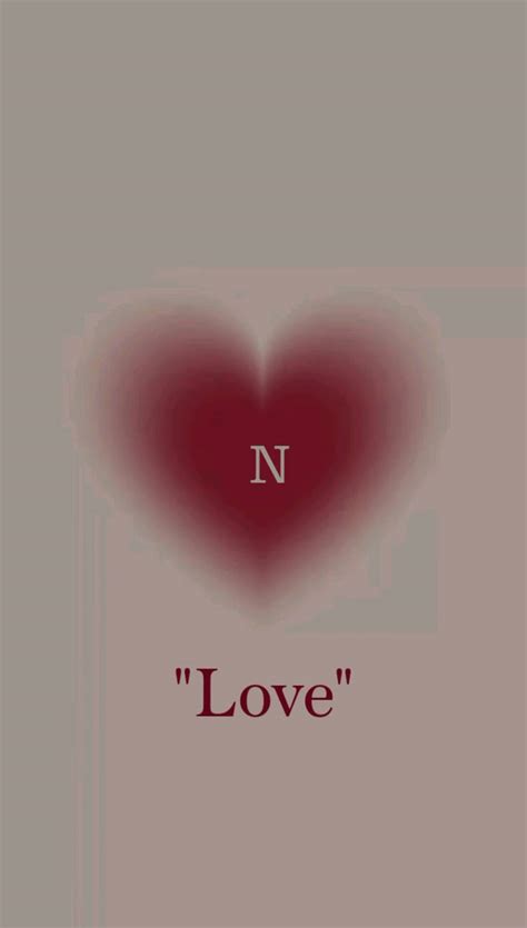 N Love Aesthetic Letters N Wallpaper Letter Aesthetic Lettering