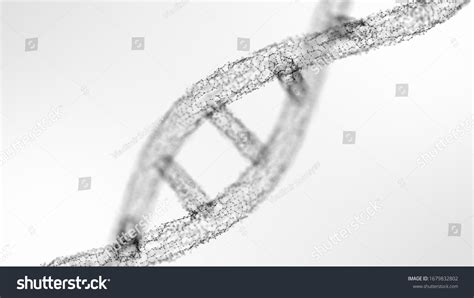 D Illustration Human Dna D Grid Stock Illustration Shutterstock